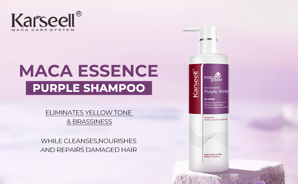 Karseell maca power Purple Shampoo 500ml – Ibrahim Beauty Shop