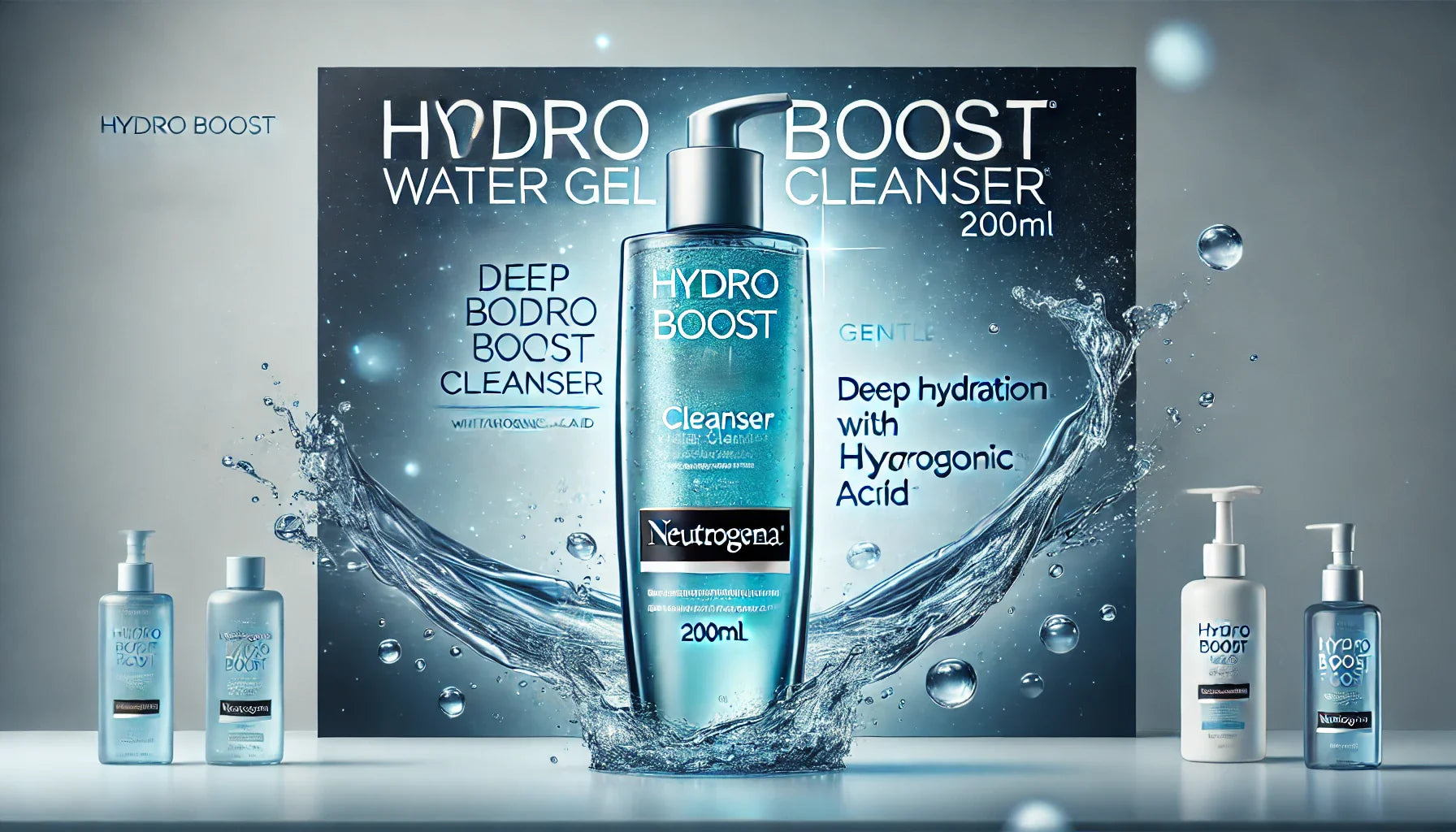 Neutrogena Hydro Boost Water Gel Cleanser 200ML – Ibrahim Beauty Shop